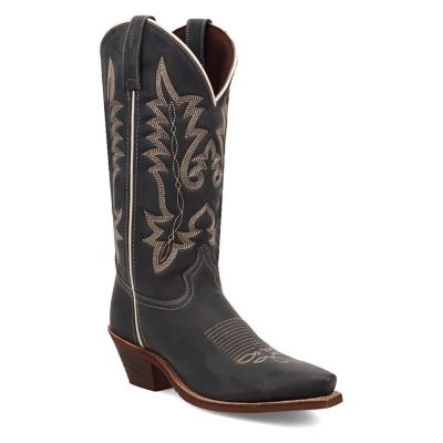 Laredo Women's Carly Leather Boots, 7.5 M,Navy at Tractor Supply Co