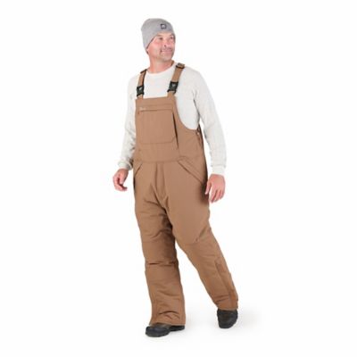 Berne Men's Waterproof/Wind-Resistant Coastline Insulated Bib Overalls ...