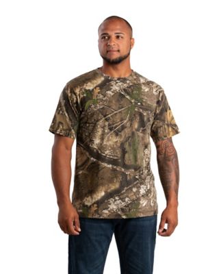 Berne Men's Performance Short Sleeve Pocket T-Shirt Realtree APEX ...