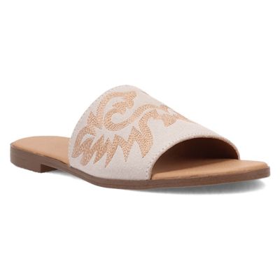 Dingo Women's Lasso Sandals, 8.5 M,White at Tractor Supply Co