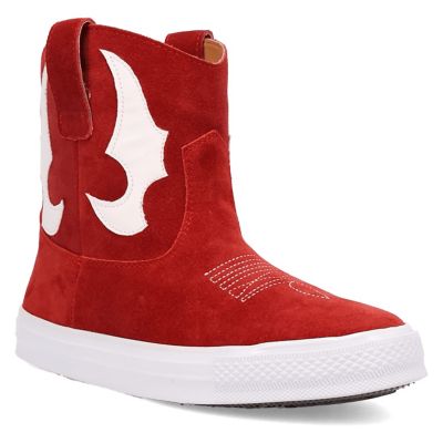 Dingo Women's Ollie Booties, 7 M,Red at Tractor Supply Co