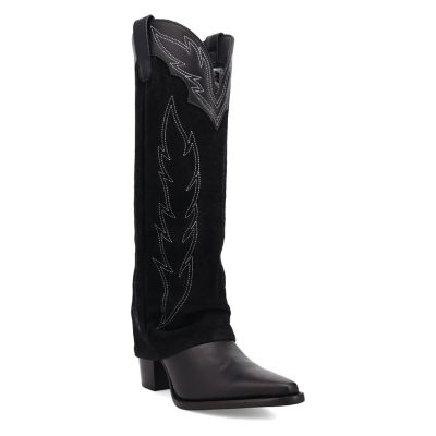 Dingo Women's Wild Fire Leather Boot, 7.5 M,Black at Tractor Supply Co