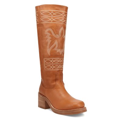 Dingo Women's Avalon Leather Boots, 7 M,Tan at Tractor Supply Co