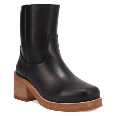 Dingo Women's Roxy Leather Booties, 9 M,Black at Tractor Supply Co