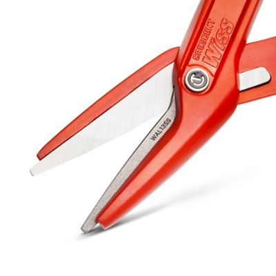 Crescent WISS 13 in. Serrated Aluminum Tinner Snip with Dipped Handle ...