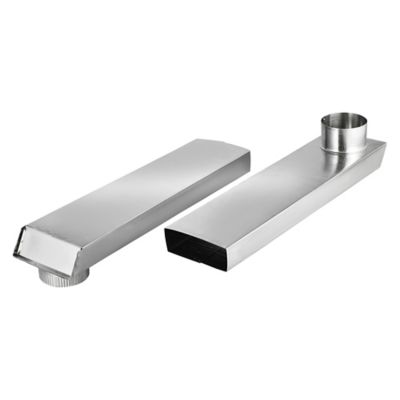 Lambro Tite Fit 90 Degree Rectangular Aluminum Dryer Duct at Tractor ...