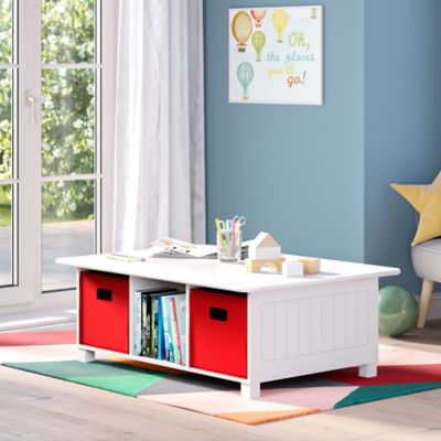 RiverRidge Home Kids Play Table with 6 Storage Cubbies, 02-177K at ...