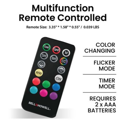 Bell & Howell Candle Brights LED Color Changing Candles, 6-Pack at Tractor Supply Co