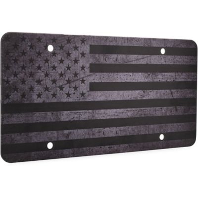Cruiser Accessories Novelty Plate, Distressed Flag Novelty Plate