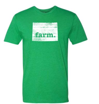 Home State Apparel Men's Wyoming Farm Silhouette Home T-Shirt, L,Orange ...