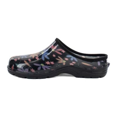 GroundWork Women's Floral Low Waterproof Garden Clogs