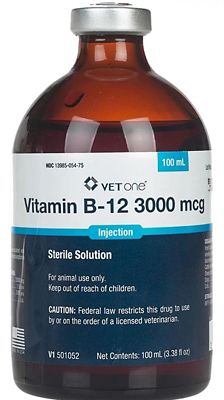 Vitamin B-12 Injection, 3,000 mcg/mL at Tractor Supply Co