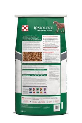 Purina Omolene #300 Growth Foal and Lactating Mare Horse Feed, 50 lb ...