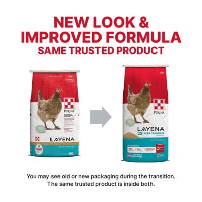 Purina Layena Layer Crumbles Chicken Feed, 50 lb. Bag at Tractor Supply Co.