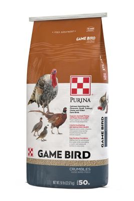 Purina Flight Conditioner Crumbles Game Bird Feed, 50 lb. Bag at ...