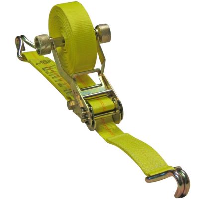 Erickson Ratchet Strap With J Hook, 2 In. X 27 Ft – Zoombug