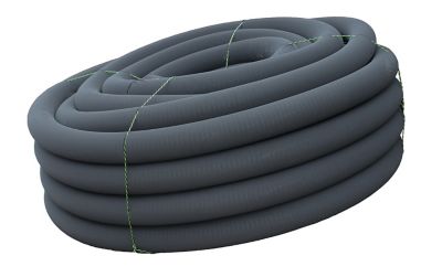 4 in. x 100 ft. Corrugated Single-Wall Slotted Culvert Pipe at Tractor ...