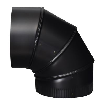 Imperial 8 in. x 90-Degree Stove Pipe Elbow, Black at Tractor Supply Co.