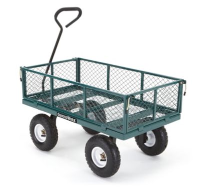 GroundWork 4 cu. ft. 800 lb. Capacity Steel Utility Cart at Tractor ...