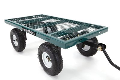 GroundWork 4 cu. ft. 800 lb. Capacity Steel Utility Cart at Tractor ...