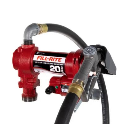 Fill-Rite 1/4 HP 12VDC Fuel Transfer Pump with Nozzle, 20 GPM at ...