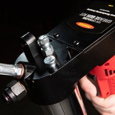 Workforce 12V Cordless Grease Gun Kit with 2 Ni-Cd Batteries, 6,000 PSI ...
