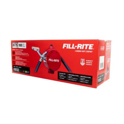 Fill-Rite Piston Manual Fuel Transfer Hand Pump with Nozzle Spout, 20 ...