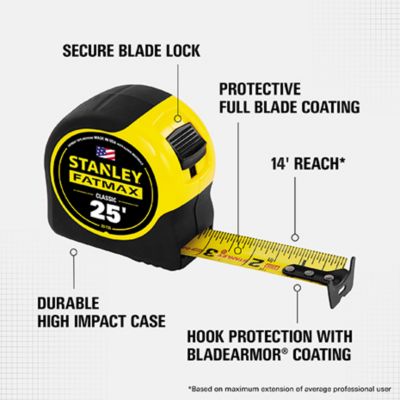 Stanley 25 ft. Fat Max Tape Measure at Tractor Supply Co