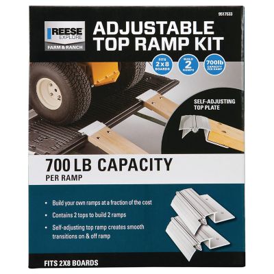 Reese Explore 700 lb. Capacity Adjustable Ramp Top Kit, 2 in. x 8 in ...