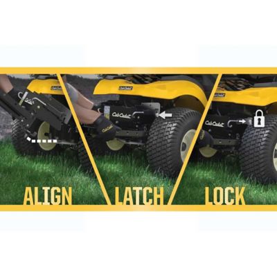 Cub Cadet Mounted Double Bagger with FastAttach Connection for 42 in ...