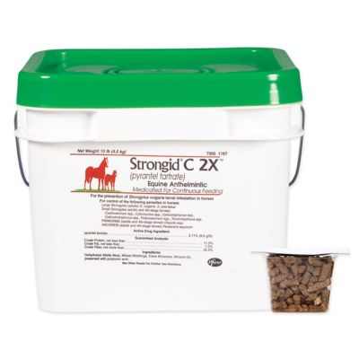 Zoetis Strongid C2X Equine Anthelmintic Dewormer, 10 lb. at Tractor ...