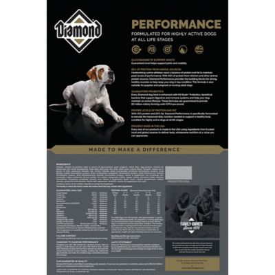 Diamond Performance All Life Stages Chicken Formula Dry Dog Food, 40 lb ...