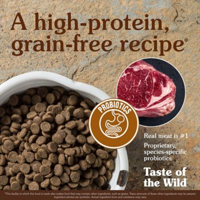 Taste of the Wild High Prairie Adult Grain-Free Roasted Bison and ...