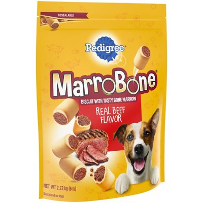 Pedigree Marrobone Beef Flavor Crunchy Dog Biscuit Treats, 6 lb. at ...