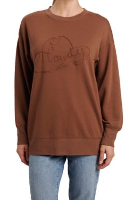 Vintage Threads Long Sleeve Crewneck, XL,Pecan Pie at Tractor Supply Co