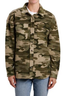 Vintage Threads Long Sleeve Sherpa Shacket, L,Silver Sage at Tractor ...