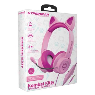 HyperGear Kombat Kitty Gaming Headset for Kids (Pink) at Tractor Supply Co