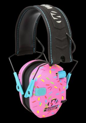 Walker's Razor Slim Electronic Muffs- Pink Sprinkles at Tractor Supply Co