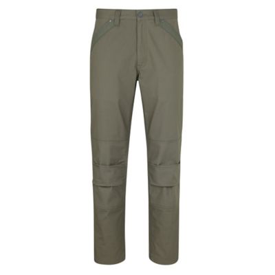 Ridgecut Men's Relaxed Fit Mid-Rise Ultra Work Pants, 38x32,Green at ...