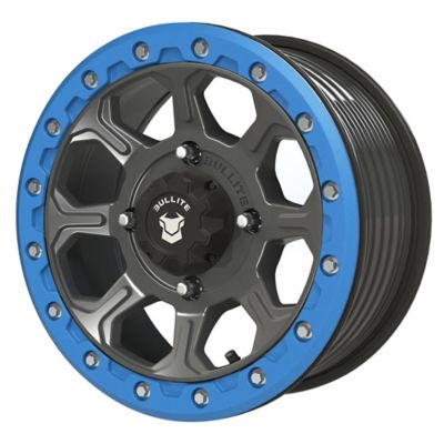 BULLITE [BT-03] 14 x 7.0 / 4 x 156 - Satin Black Rim, Sapphire Blue ...