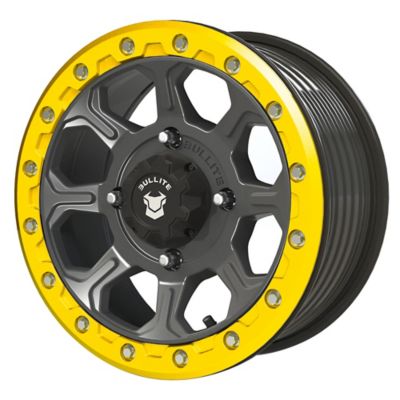 BULLITE [BT-03] 14 x 7.0 / 4 x 156 - Satin Black Rim, Neo Yellow ...