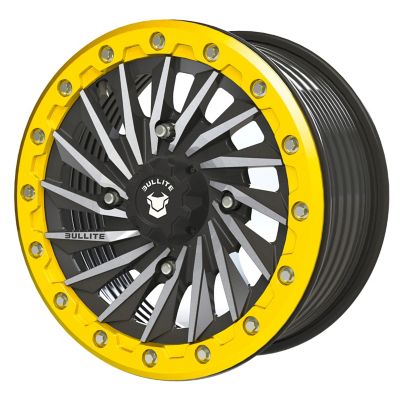 BULLITE [BT-08] 14 x 7.0 / 4 x 156 - Satin Black Rim, Neo Yellow ...