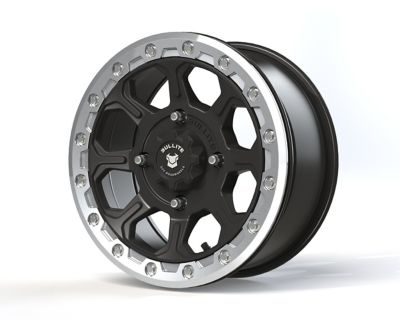 BULLITE [BT-03] 14 x 7.0 / 4 x 156 - Gunmetal Gray rim, Satin Black ...