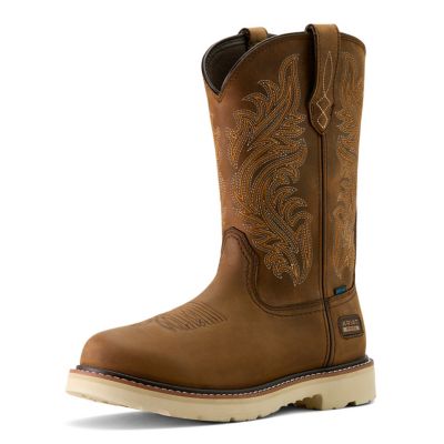 Ariat Men's Activator Argo Waterproof Work Boot, 11 D,Distressed Brown ...