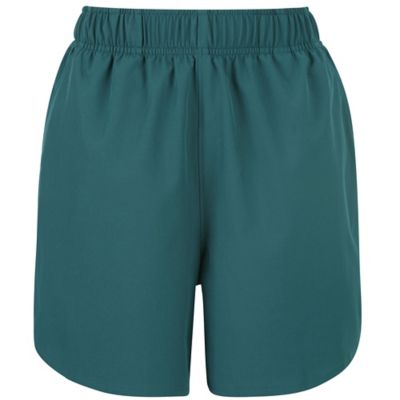 Blue Mountain Women's Pull-On Tech Shorts, L,Deep Teal at Tractor Supply Co