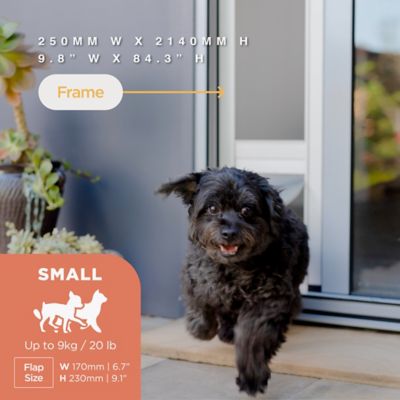 Hakuna Pets V2 Patio Pet Door Screen Insert Panel for Sliding Doors, UV ...