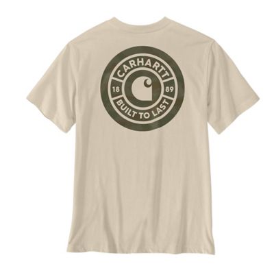 Carhartt Irvine Relaxed Camo Rivet T-Shirt, XL,Oat Milk at Tractor ...
