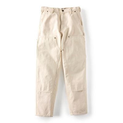 Carhartt The Vintage Fit Double-Front Canvas Pant, 6,Undyed Ecru at ...