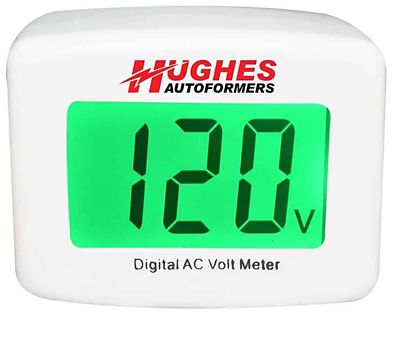 Hughes Autoformers AC Line Voltage Monitor with Colored Display, DVMDUAL