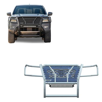 Black Horse Off Road Rugged Heavy Duty Grille Guard Kit Modular Black ...